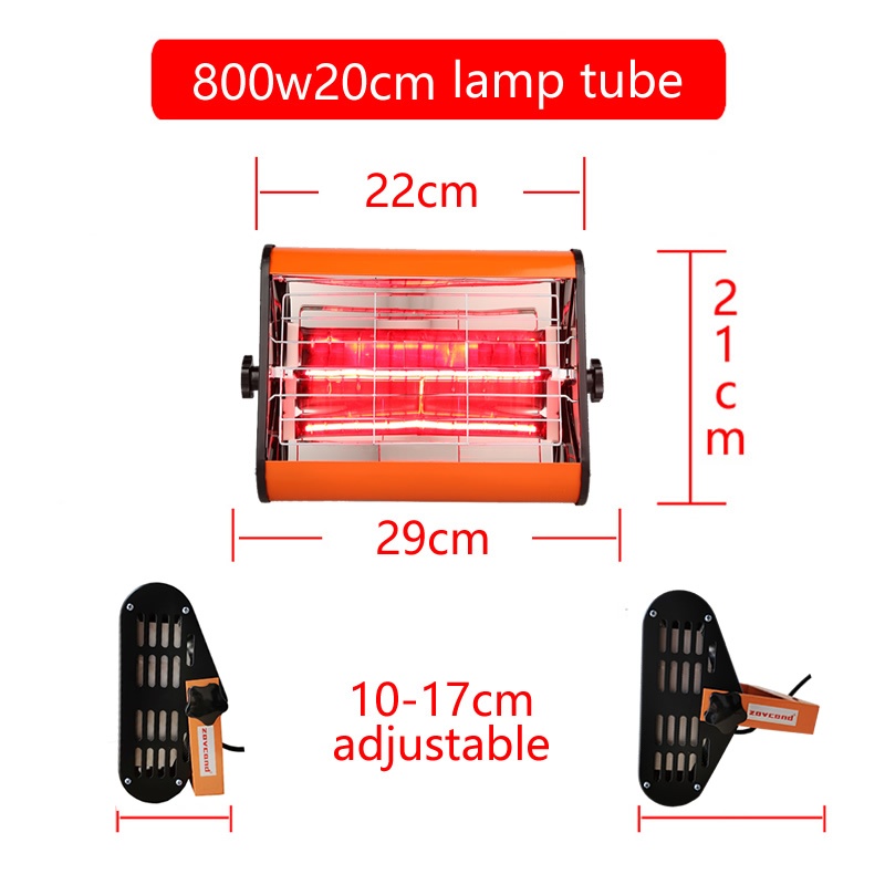 Handheld infrared paint dryer